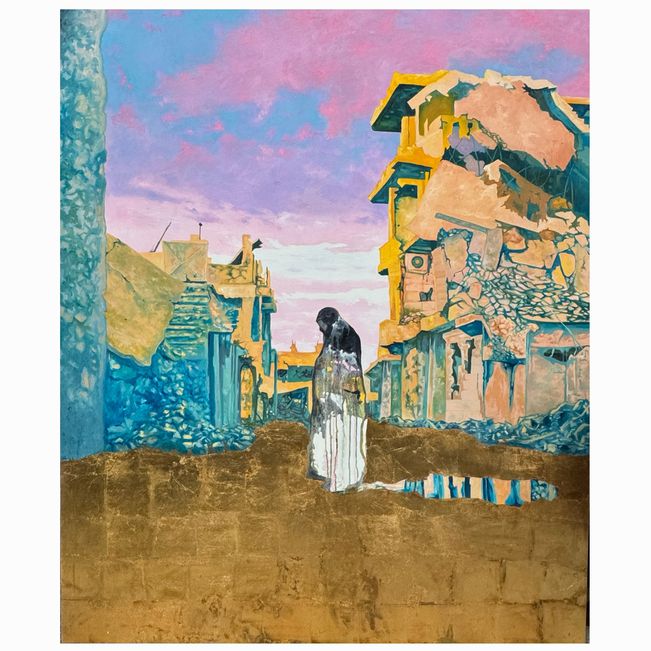 "Empty Kingdoms" Oil Painting by Tyler Butcher 60"x72" – Kiss It Good Buy